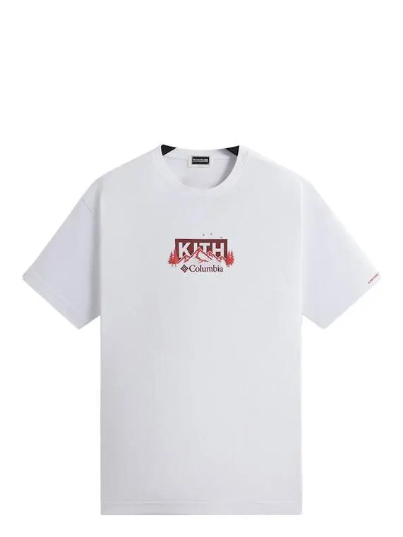 Kith X Columbia Landscape Classic Logo Tee Shirt - Allure