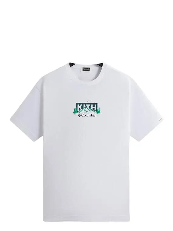 Kith X Columbia Landscape Classic Logo Tee Shirt - Stadium
