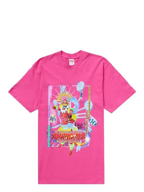 Supreme Electromagnetic Tee Shirt - Fuchsia