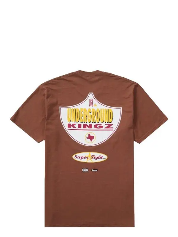 Supreme Ugk Super Tight Tee Shirt - Brown