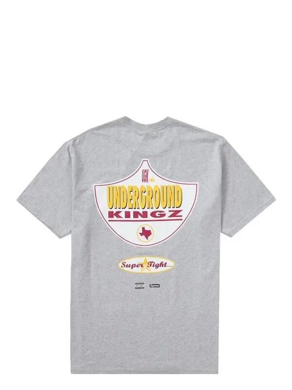 Supreme Ugk Super Tight Tee Shirt - Heather Grey