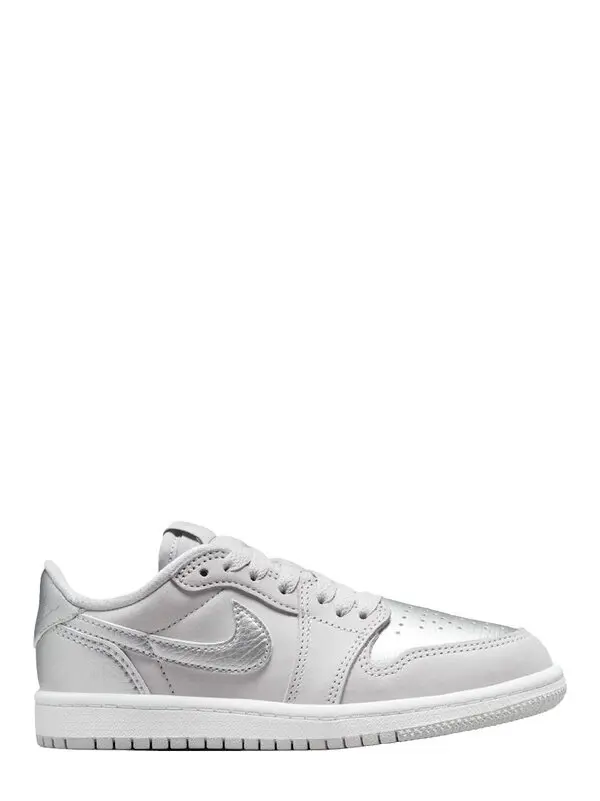 JORDAN 1 Low Og Sneakers - Neutral Grey/metallic Silver/white