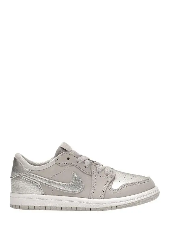 JORDAN 1 Low Og Sneakers - Neutral Grey/metallic Silver/white