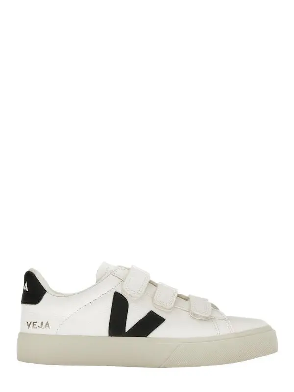 VEJA Recife Chromefree Leather Sneakers - White/black
