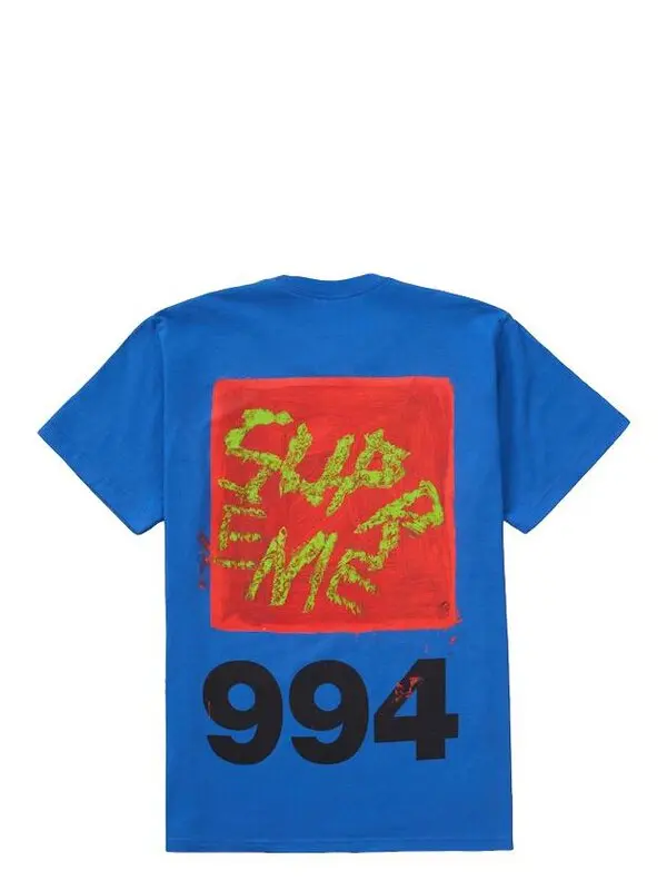 Supreme Paint Tee Shirt - Royal Blue
