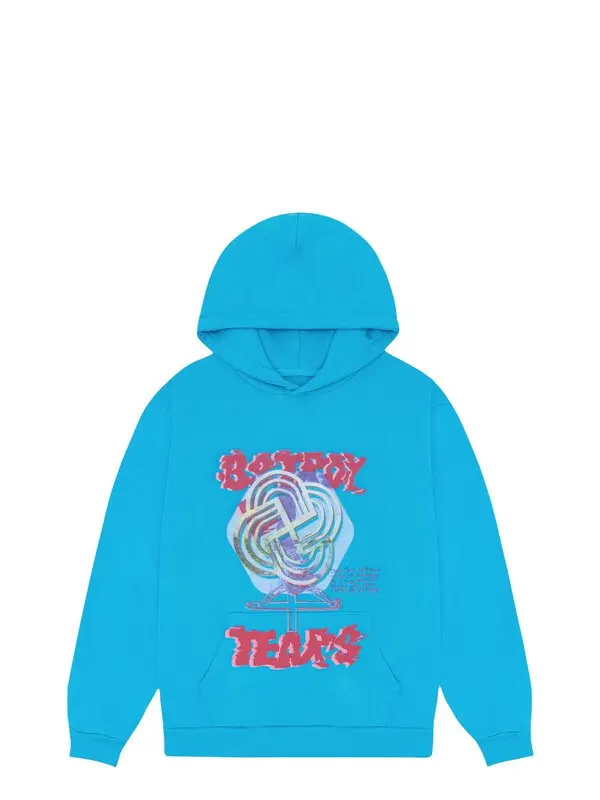 DENIM TEARS Bstroy Tears Hoodie - Blue