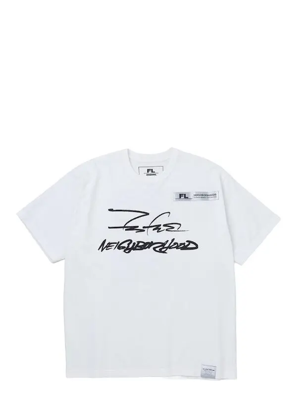 NEIGHBORHOOD X Futura Laboratories Fl007 Tee Shirt - White