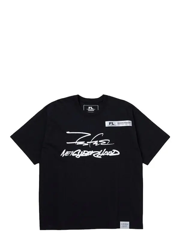 NEIGHBORHOOD X Futura Laboratories Fl007 Tee Shirt - Black