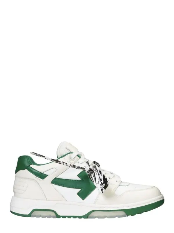 Off-White Out Of Office Low-top Sneakers - White/green