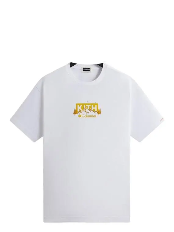 Kith X Columbia Landscape Classic Logo Tee Shirt - Opulence