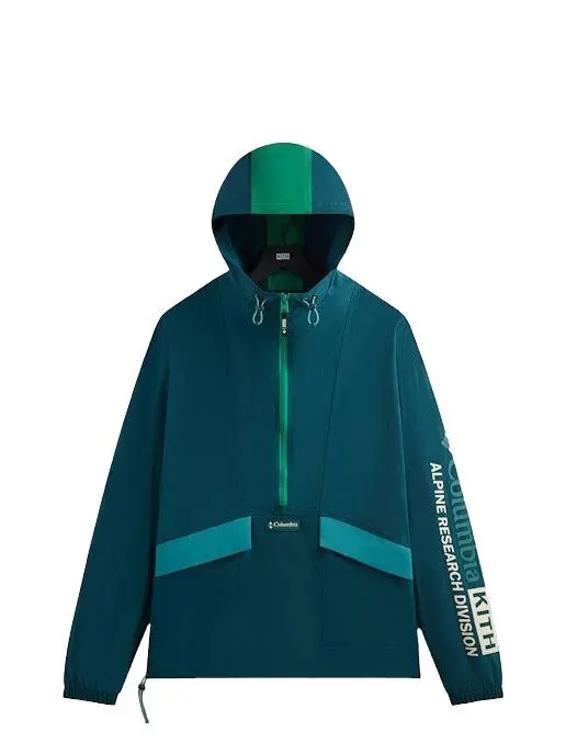 Kith X Columbia Wind Anorak - Midnight Teal