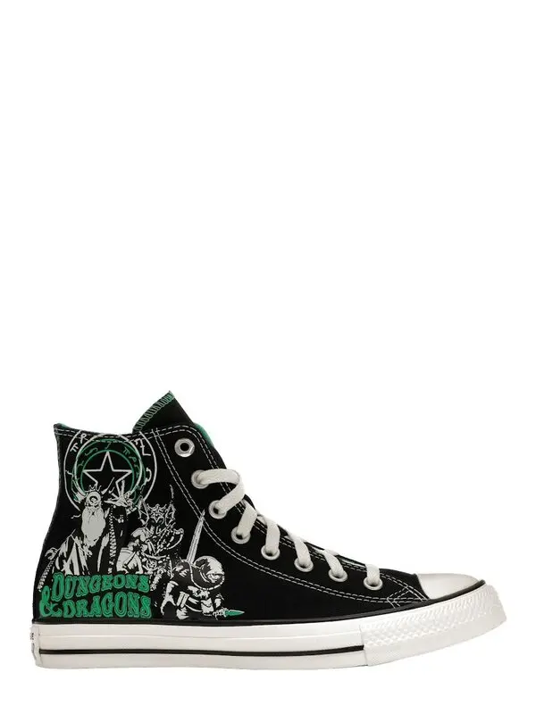 CONVERSE Chuck Taylor All Star Hi Dungeons & Dragons Sneakers - Black/green/white