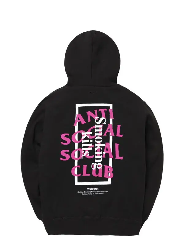 ANTI SOCIAL SOCIAL CLUB X Fr2 Smoking Kills Hoodie - Black