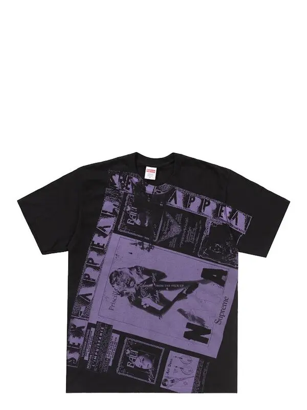 Supreme Collage Tee Shirt - Black