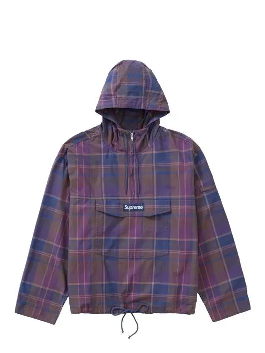 Supreme Cotton Utility Anorak - Plaid