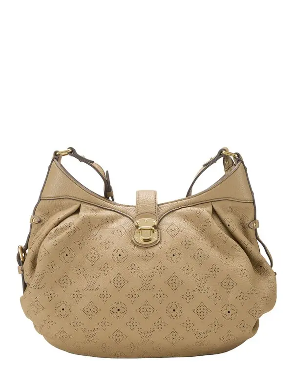 LOUIS VUITTON Monogram Mahina Leather Xs - Beige