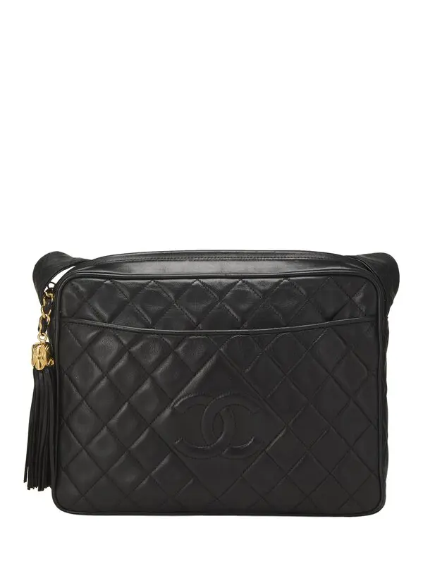 Chanel Lambskin Camera Bag - Black