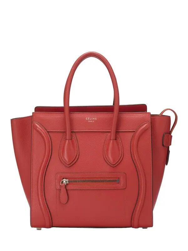 Celine Luggage Tote - Orange
