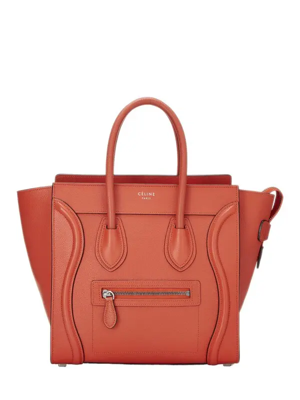 Celine Luggage Tote - Orange
