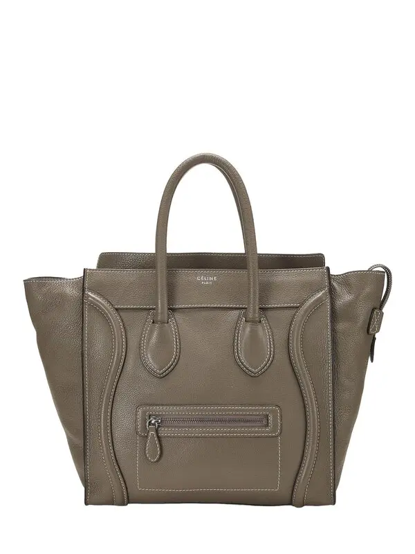 Celine Calfskin Luggage - Grey