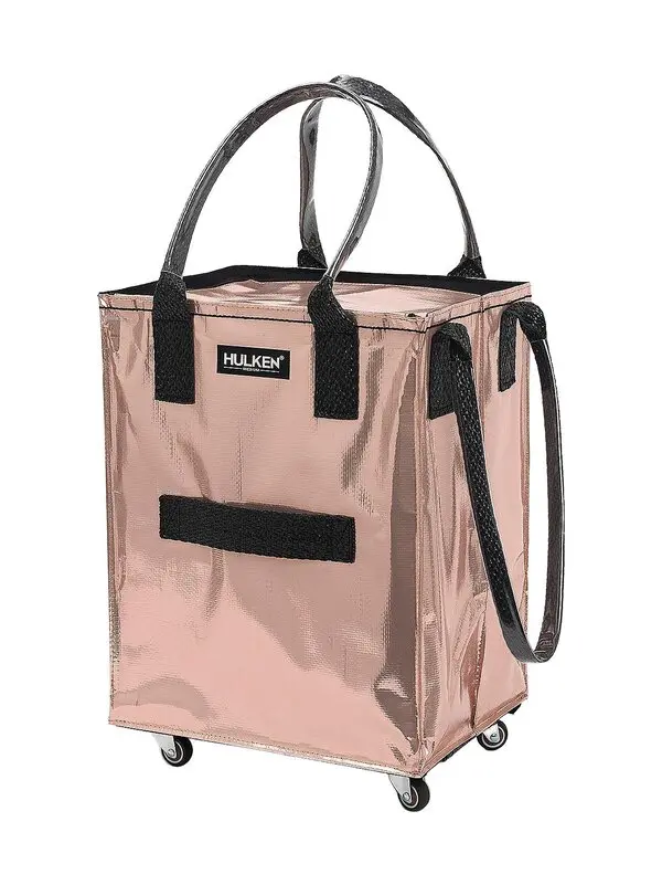 HULKEN Medium Rolling Tote Bag With Zip Top - One-color