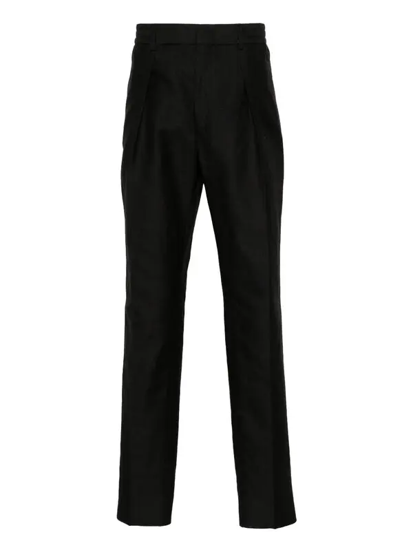 Fendi Pants With Darts - Black