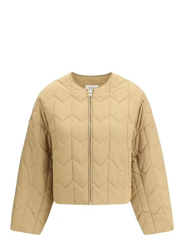 Maison Kitsuné Quilted Jacket - Brown