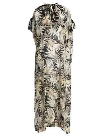 FISICO Floral-print Maxi Dress - Black