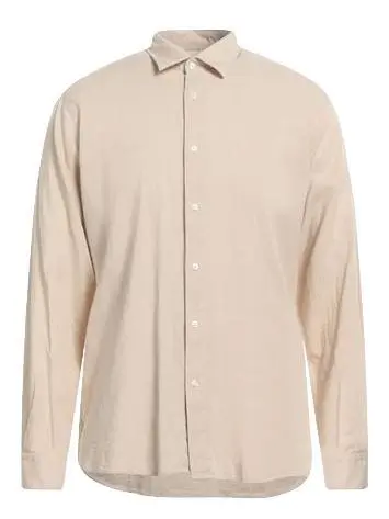 LIU •JO MAN Shirt Size Lyocell, Linen, Cotton - Beige
