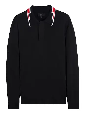 Dunhill Mulberry Silk Sweater - Black