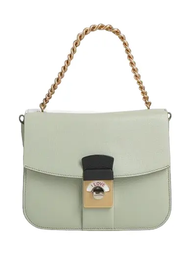 MAISON MARGIELA Handbag In Leather And Textile Fibers - Sage Green