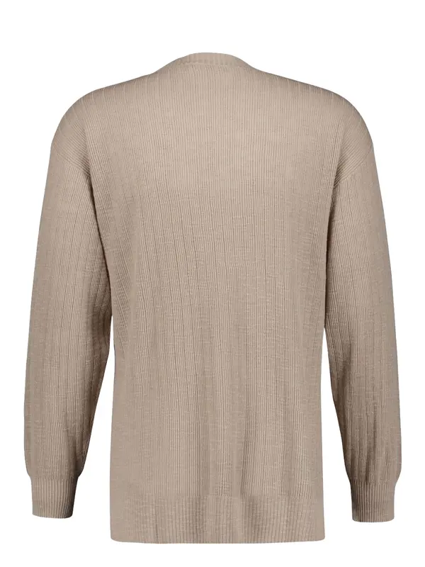 Frescobol Carioca Ribbed Knit Jumper - Neutrals