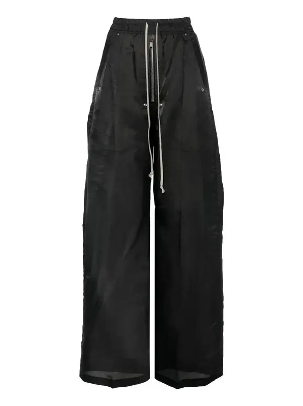 Rick Owens Pressed-crease Trousers - Black
