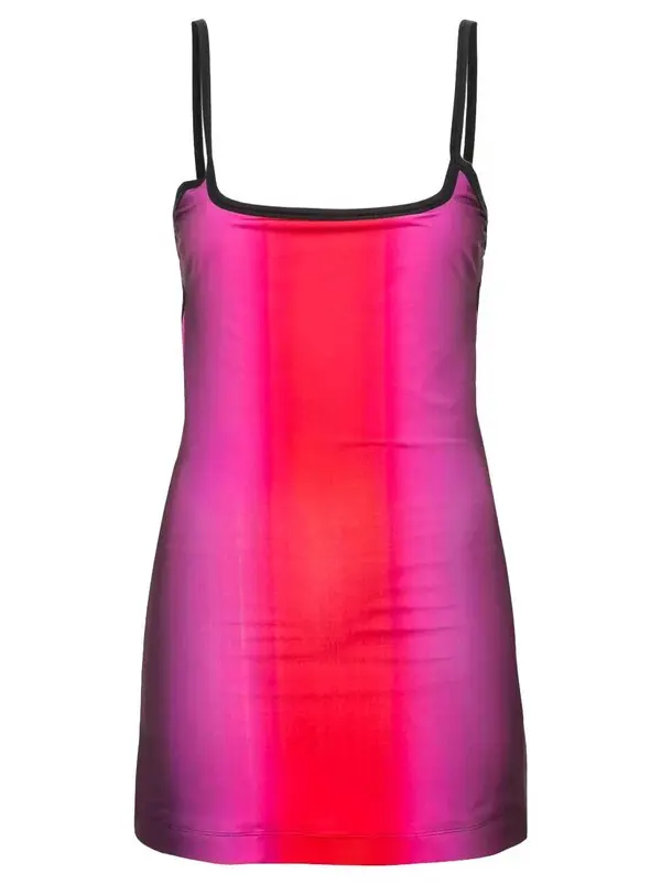 Attico Gradient Mini Dress - Pink