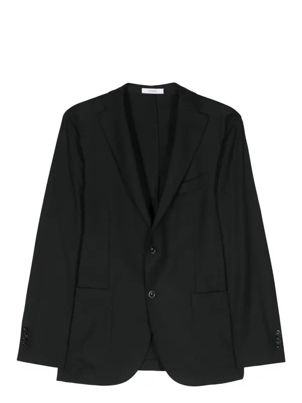 Boglioli K-jacket Single-breasted Blazer - Black