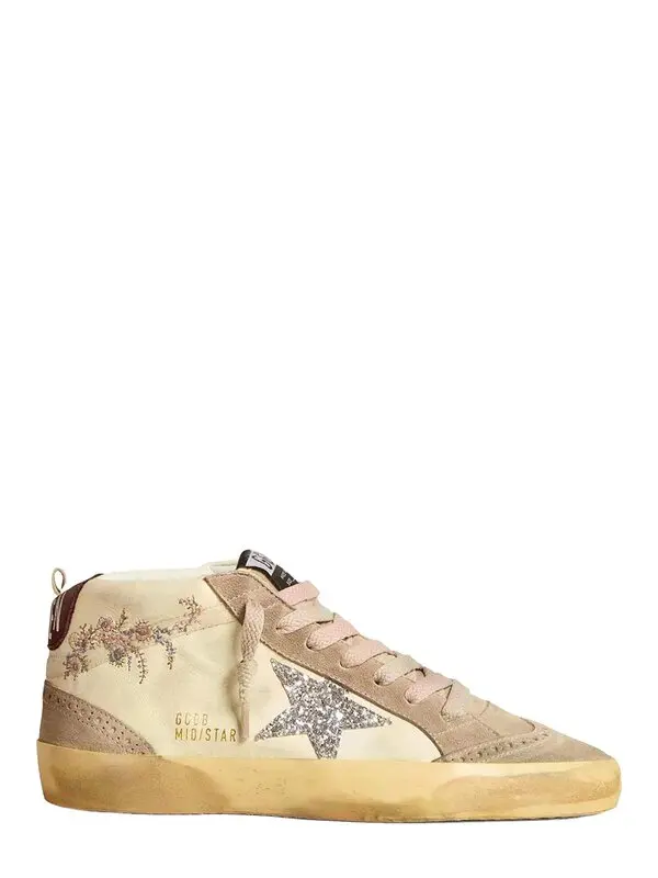 GOLDEN GOOSE Midstar Panelled Sneakers - Neutrals