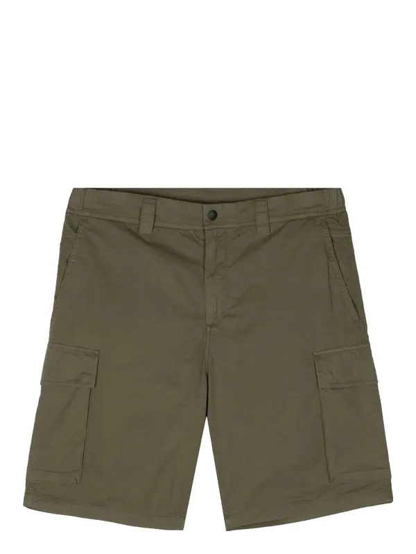 Woolrich Mid-rise Cotton Cargo Shorts - Green