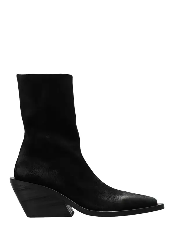 Marsèll 90mm Gessetto Suede Boots - Black