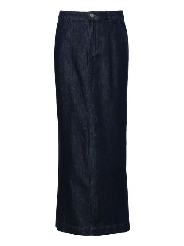 Theory Pencil Midi Skirt - Blue