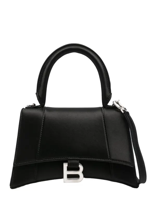 Balenciaga Small Hourglass Tote Bag - Black