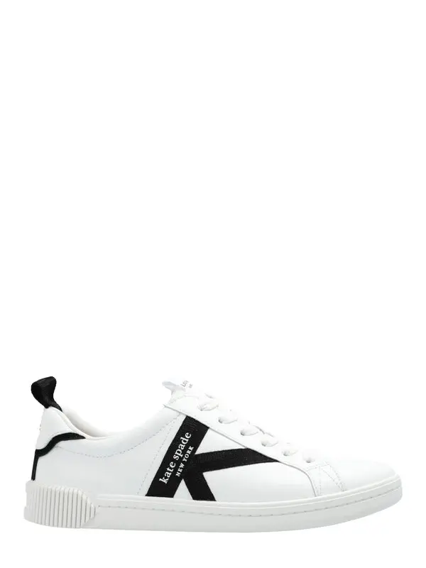 Kate Spade New York Signature Low Top Sneakers - White