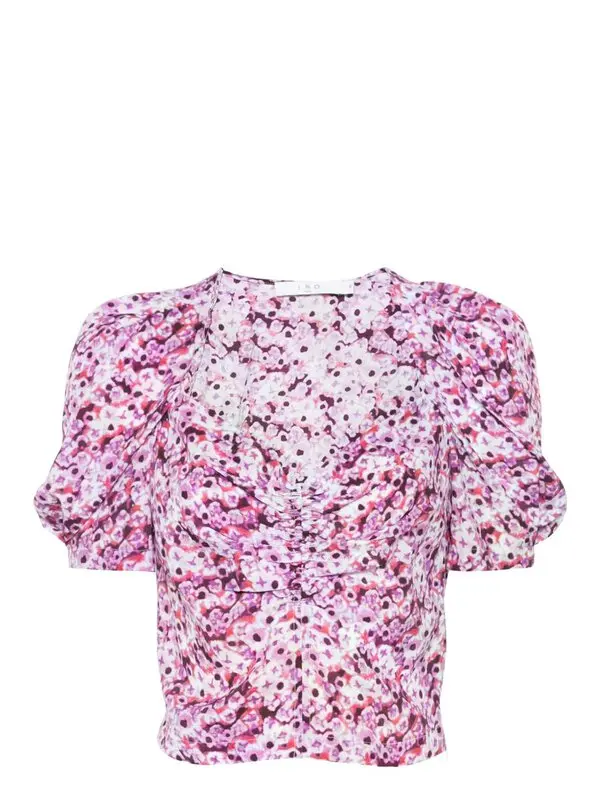 IRO PARIS Nunila Floral-print Blouse - Pink