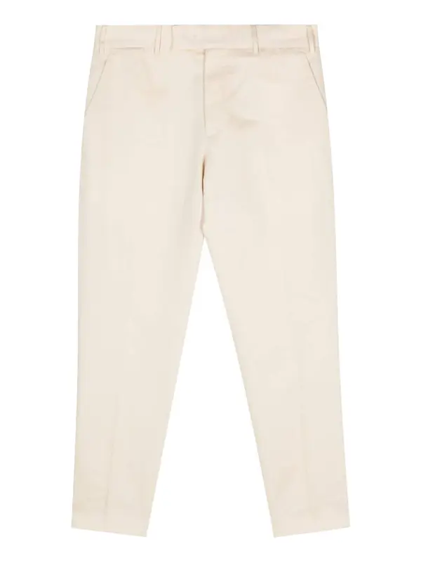 PT TORINO Rebel Cropped Trousers - Neutrals