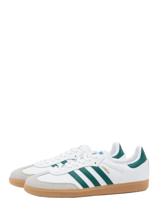 Adidas Samba Og Sneakers - White/collegiate Green/gum