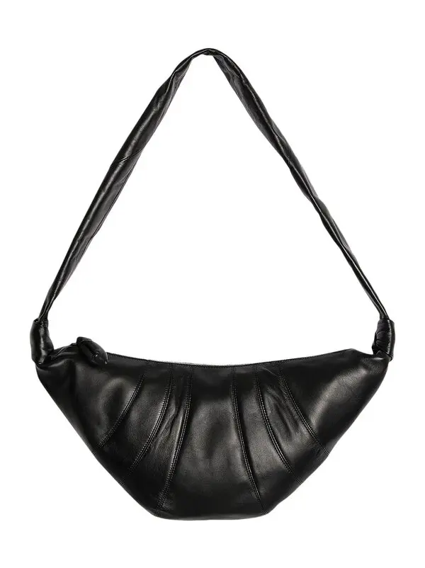 LEMAIRE Small Croissant Shoulder Bag - Black