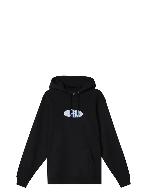 StÜssy 2 Bar App. Hoodie - Black