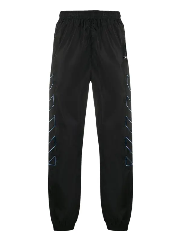 Off-White Diag Nylon Trackpant /light Blue - Black