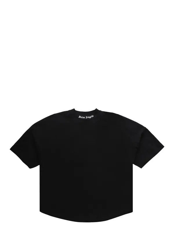 Palm Angels Classic Logo Over Tee /white - Black