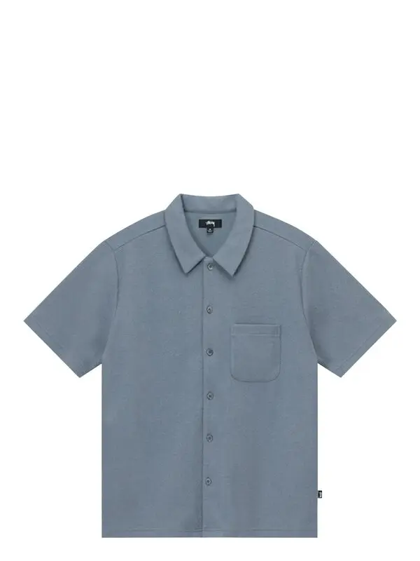 StÜssy Crepe Jersey Shirt 'slate - Grey