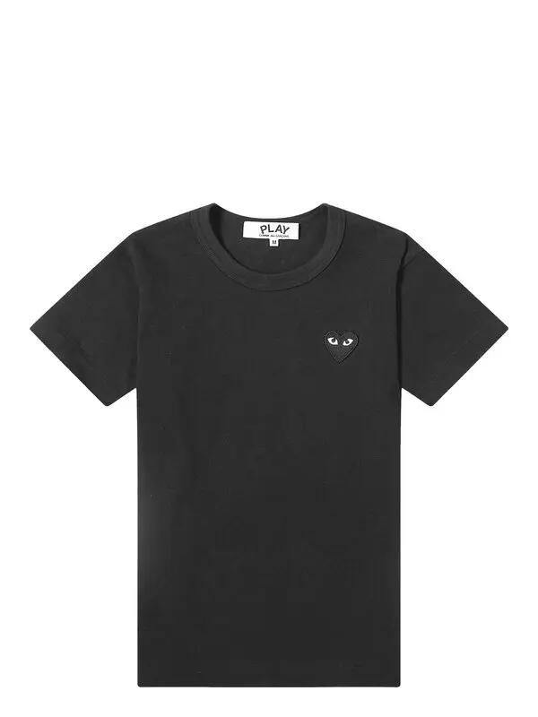 Play Comme Des Garcon Basic Logo Tee - White